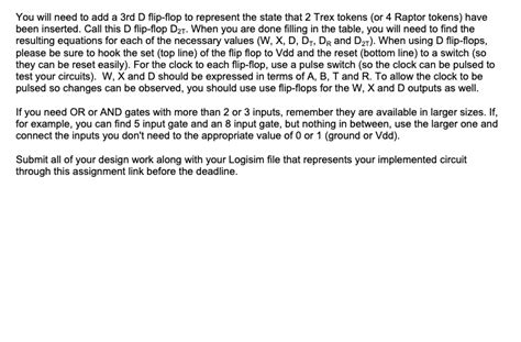 Solved Your Job For This Assignment Is To Design A Chegg