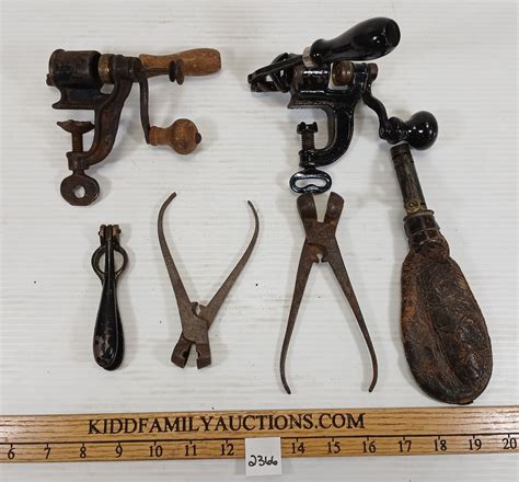 Lot Of 6 Reloading Access Incl Shotshell Reloading Tools And Molds Etc