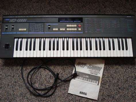 Matrixsynth Korg Dw 6000 Vintage Keyboard Synthesizer Sn 014844