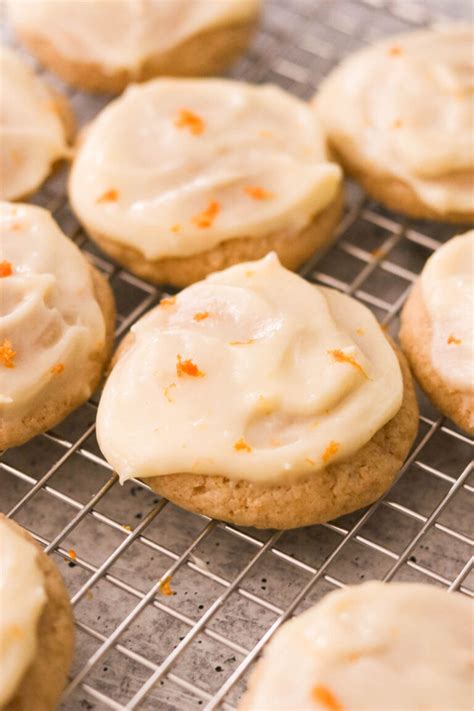 Orange Cookies Recipe With Creamsicle Frosting What Great Grandma Ate