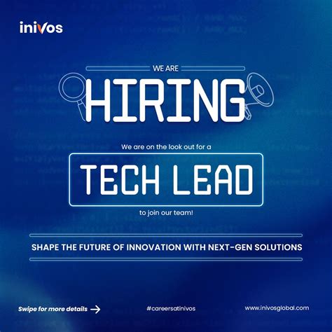 Inivos Hiring Techlead Softwareengineer Cplusplus Jobopportunity