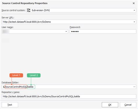 Link A Database To A Subversion Svn Repository