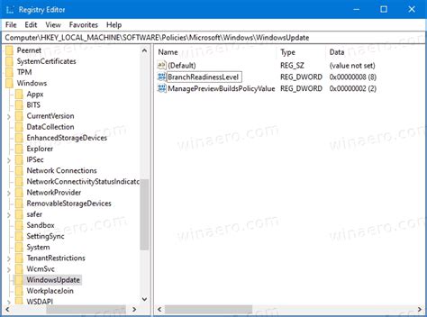 Disable Windows Insider Program Settings In Windows 10