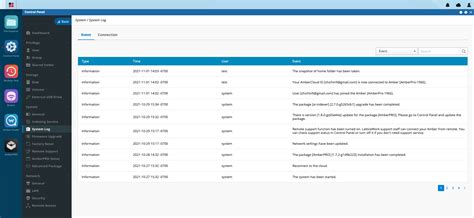 What Is System Log Amber Support