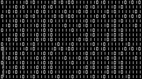 Binary Numbers In Random Order Seamless Loop Motion Background 4k Animation Stock Video Adobe
