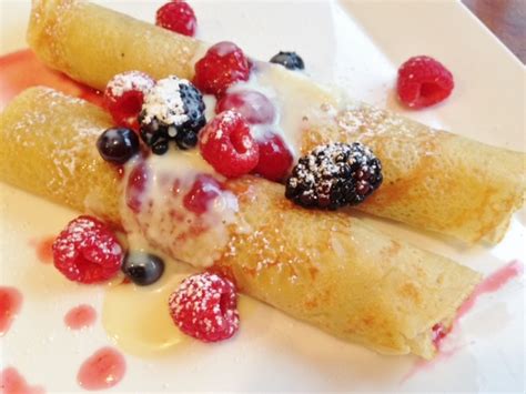 Gluten Free Berry Lemon Crepes With Custard Sauce The Gluten Free
