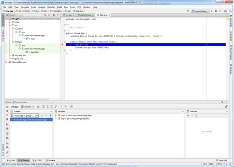Debugging Intellij Idea 13 Debugger Dont Stop On Breakpoint In Java