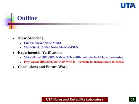 Ppt Noise Modeling At Quantum Level For Multi Stack Gate Dielectric