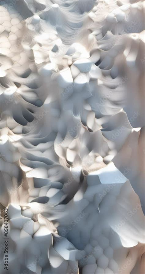 Scientific Abstraction With Futuristic Textured Tissue Waves Tech Background With Close Up Wave