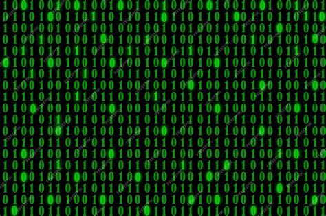 Premium Vector Binary Data Seamless Vector Green Color Abstract Background