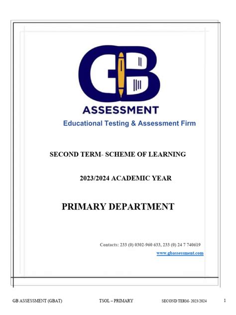 Gbat Primary Scheme 2nd Term Pdf Reading Comprehension Word