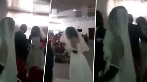 Sa Maitresse D Barque Son Propre Mariage En Robe De Mari E Et Met Un Norme Bordel Vid O