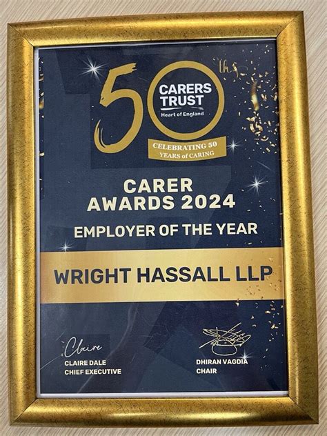 Wright Hassall Llp On Linkedin Wearewrighthassall Careraward Employeroftheyear
