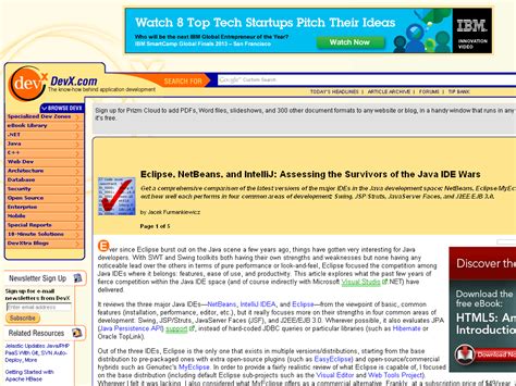 Choose Your Java Ide Eclipse Netbeans And Intellij Idea