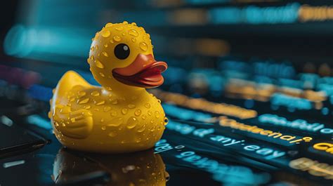 Rubber Duck Debugging Code Or Rubberducking Photo Illustration Background Rubber Duck Debug