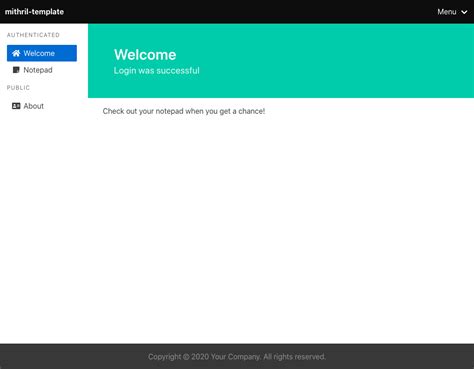 Github Josephspurrier Mithril Template Sample Notepad Application Template In Mithril With