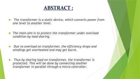 Automatic Load Sharing Of Transformer Using Microcontroller