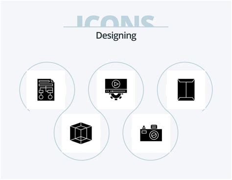 Designing Glyph Icon Pack Icon Design Open Window Process Design Play Vector Art