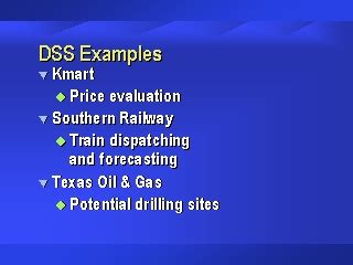 DSS Examples