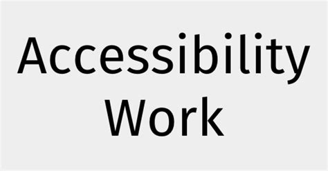 Accessibility Work Mugo Web
