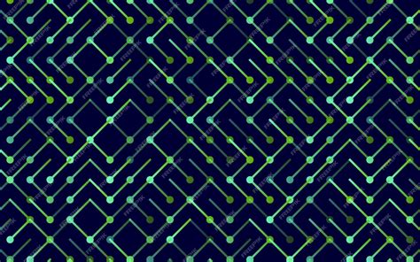 Free Vector Technology Vector Seamless Pattern Banner Geometric Striped Ornament Monochrome