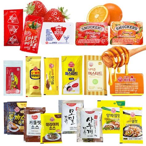 오뚜기 오뚜기 일회용 케찹 1회용 딸기쨈 마요네즈 머스타드 메이플시럽 소포장 피크닉 소스 위시버킷