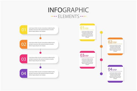 Modern Text Box Infographics Elements For Use In Business Present Team Work Etc Infographics