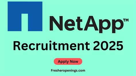 netapp off campus drive 2025 hiring as software engineer apply now