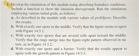 Solved Develop The Simulation Of This Module Using Absorbing