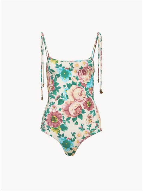 Chloé Knotted Strap One Piece Swimsuit Chloé Us