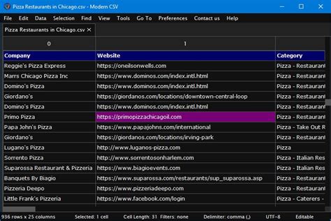 Settings Reference Modern CSV Documentation