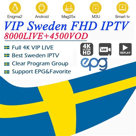 Vip шведская Iptv приставка в европейском стиле французский бельгийский