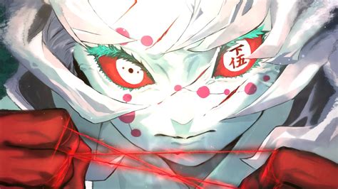 Rui Lower Moon Five Demon Slayer Animated Wallpaper — Wallpaper