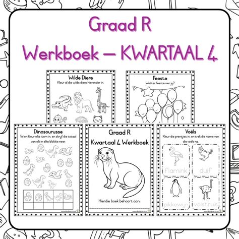 Workbooks Werkboeke Skool Pret Workbooks Werkboeke Skool Pret