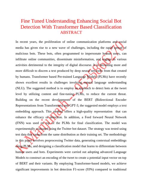 Fine Tuned Understanding Enhancing Social Bot Detection With