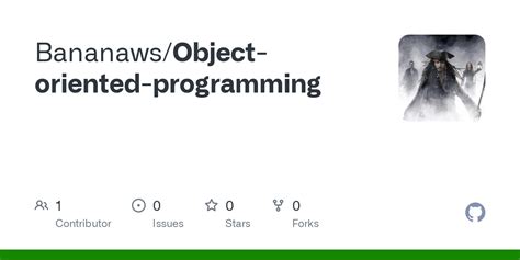 Github Bananawsobject Oriented Programming