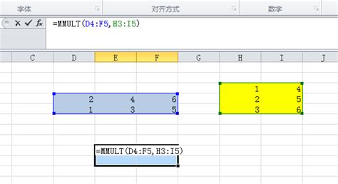 手把手教你用execel计算两个矩阵的乘法 excel矩阵乘法 csdn博客