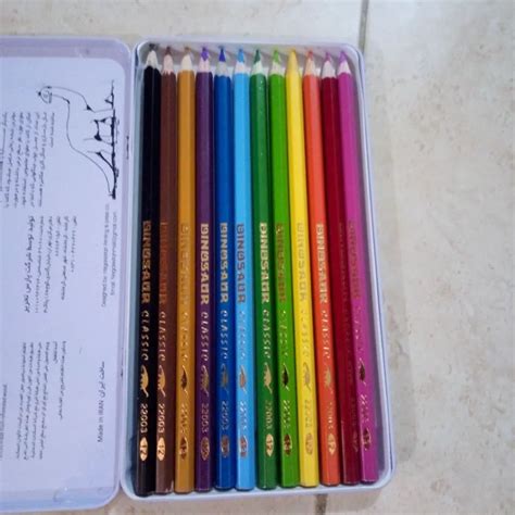 کمدا قیمت و خرید مداد رنگی دایناسور ابعاد 18×10 رنگ مطابق عکس وزن 7