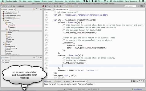 Appcelerator Titanium Alloy Client And Tableview Mobile App Youtube