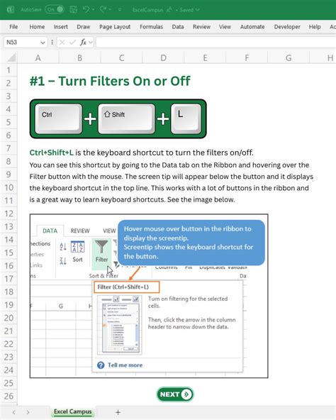 Excel Campus 🎯 Speed Up Your Excel Filtering Like A Pro Facebook
