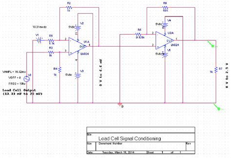 Signal Conditioning System For Load Cell Download Scientific Diagram