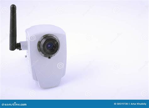 Security Camera With Antenna Stock Photo Image Of Device Surveillance