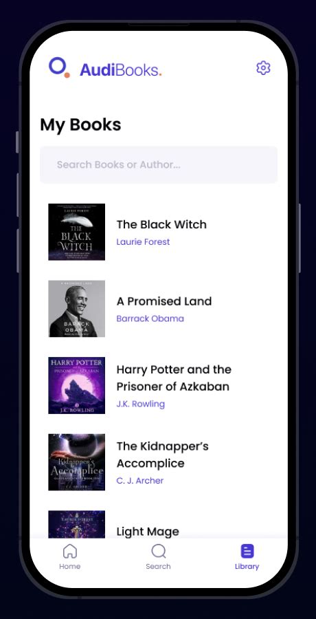 AudiBooks Flutter Full UI KIt Audio Ebook Flutter UI Tamplate By VocsyInfotech