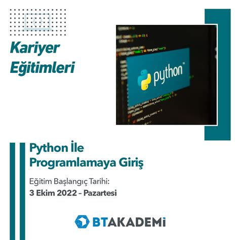 Bt Akademi Linkedinde Python Programlama Algoritma