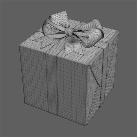 기프트 박스 큐브 화이트 3d 모델 49 Max Obj Free3d
