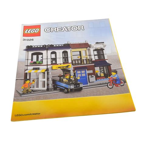 X Lego System Bauanleitung A Heft Zu Creator Bike Shop Und Cafe Steinpalast
