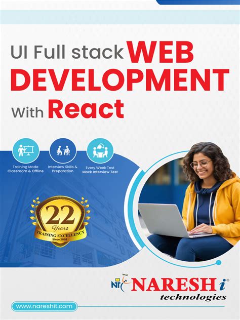 Ui Full Stack Web With React Brochure Pdf Html Element Sql