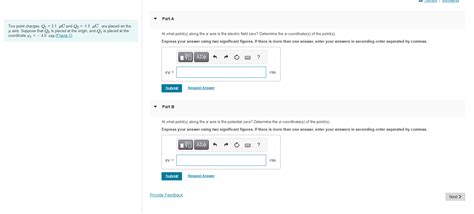 solved two point charges q1 3 1μc and q2 −1 5μc are placed