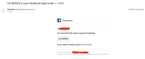 Hey Facebook Thats Not A 2fa Code R Programminghorror