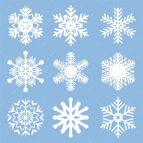 Snowflake Vector Pattern